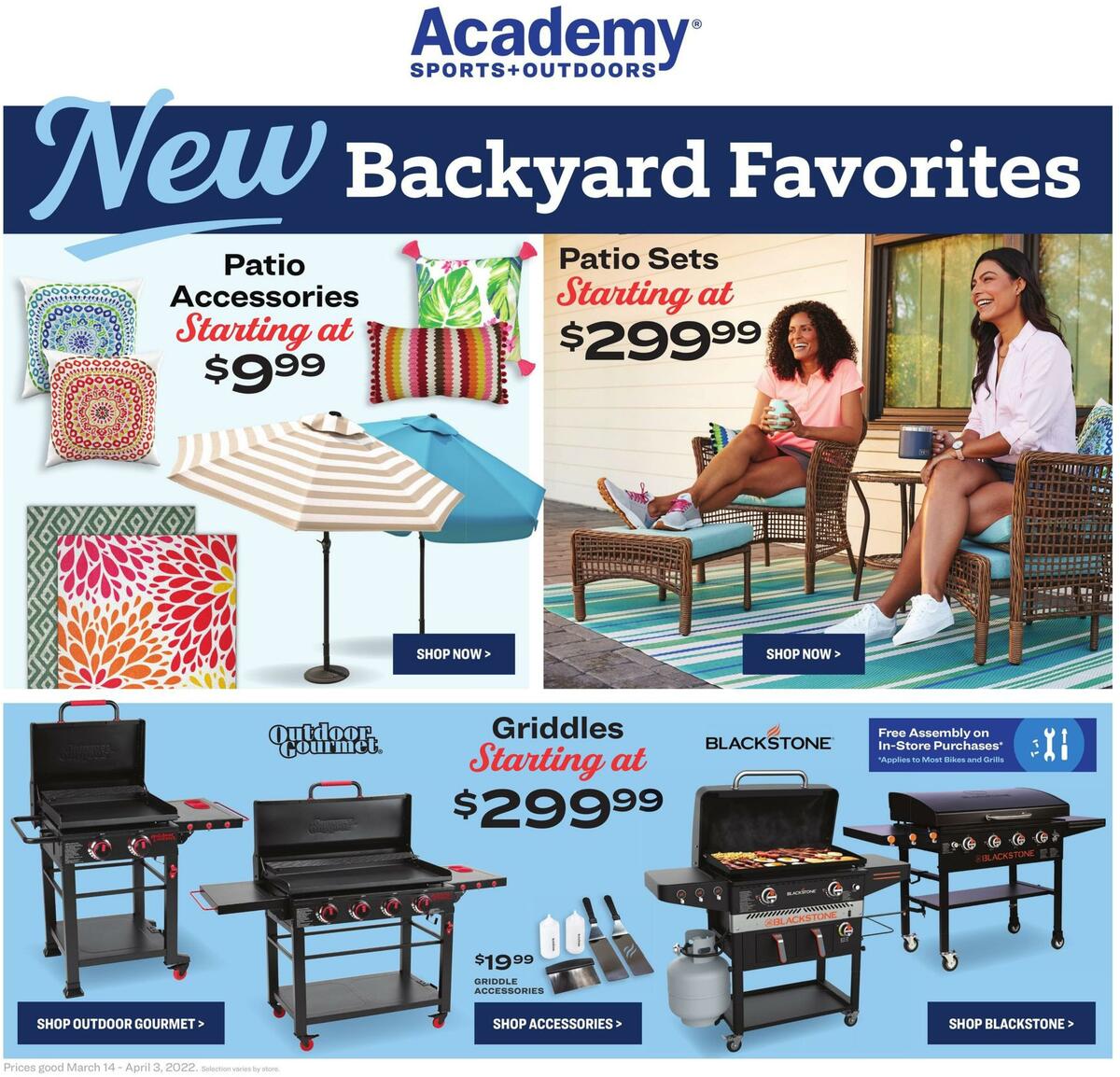 Academy Sports + Outdoors Outdoor Ad Weekly Ads and Circulars from March 14