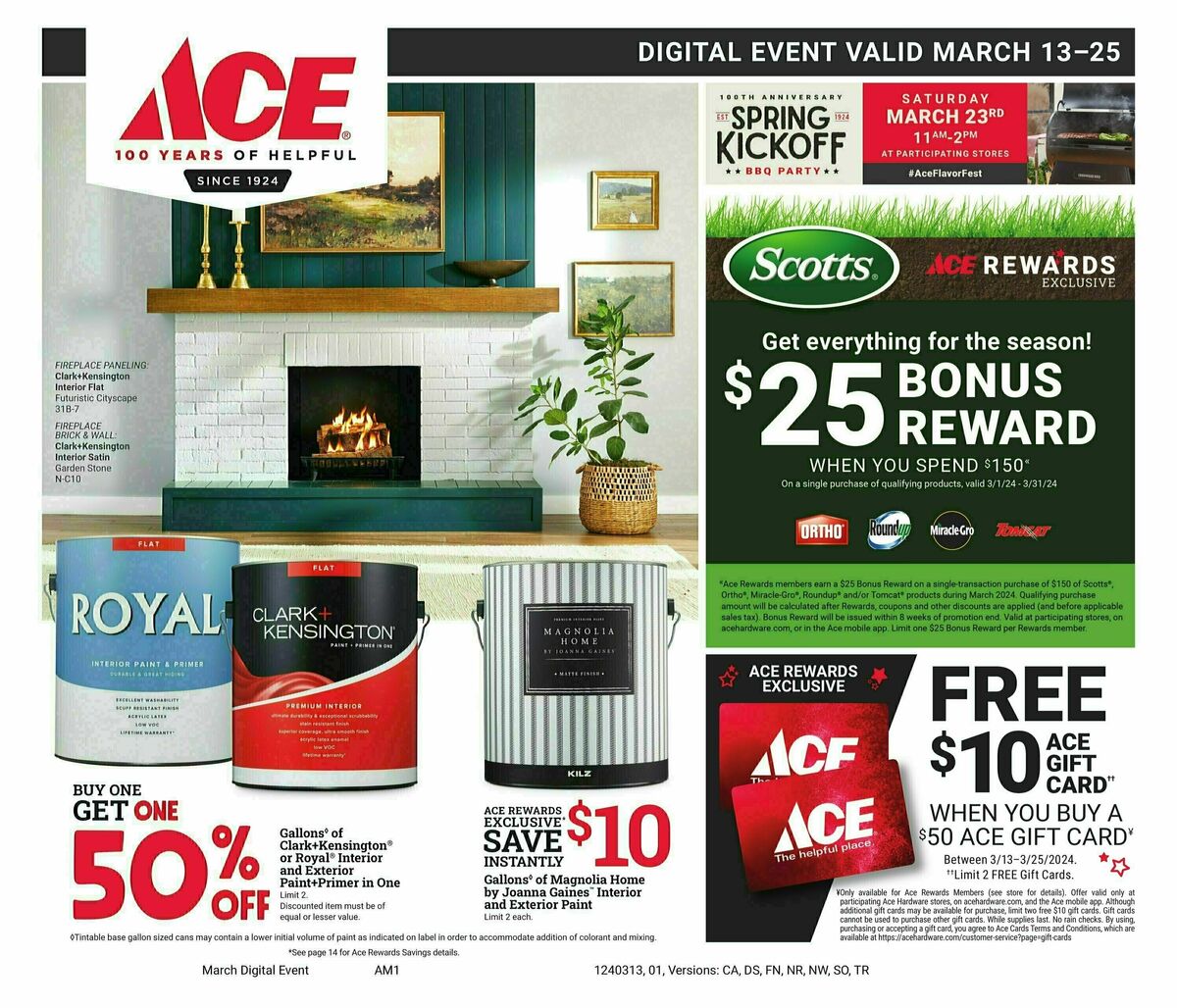 Ace Hardware Spring Event Weekly Ad & Sale from March 13