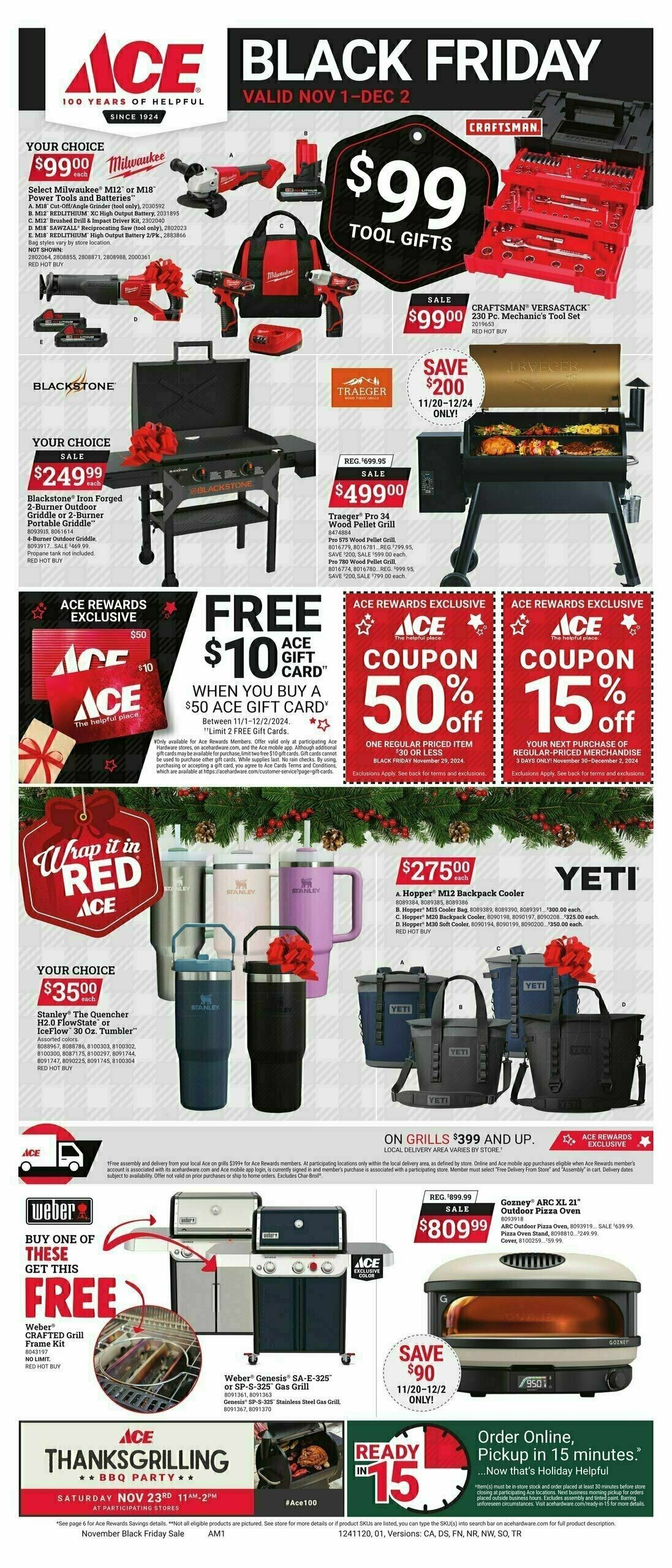 Ace Hardware Black Friday Weekly Ad & Sale from November 1