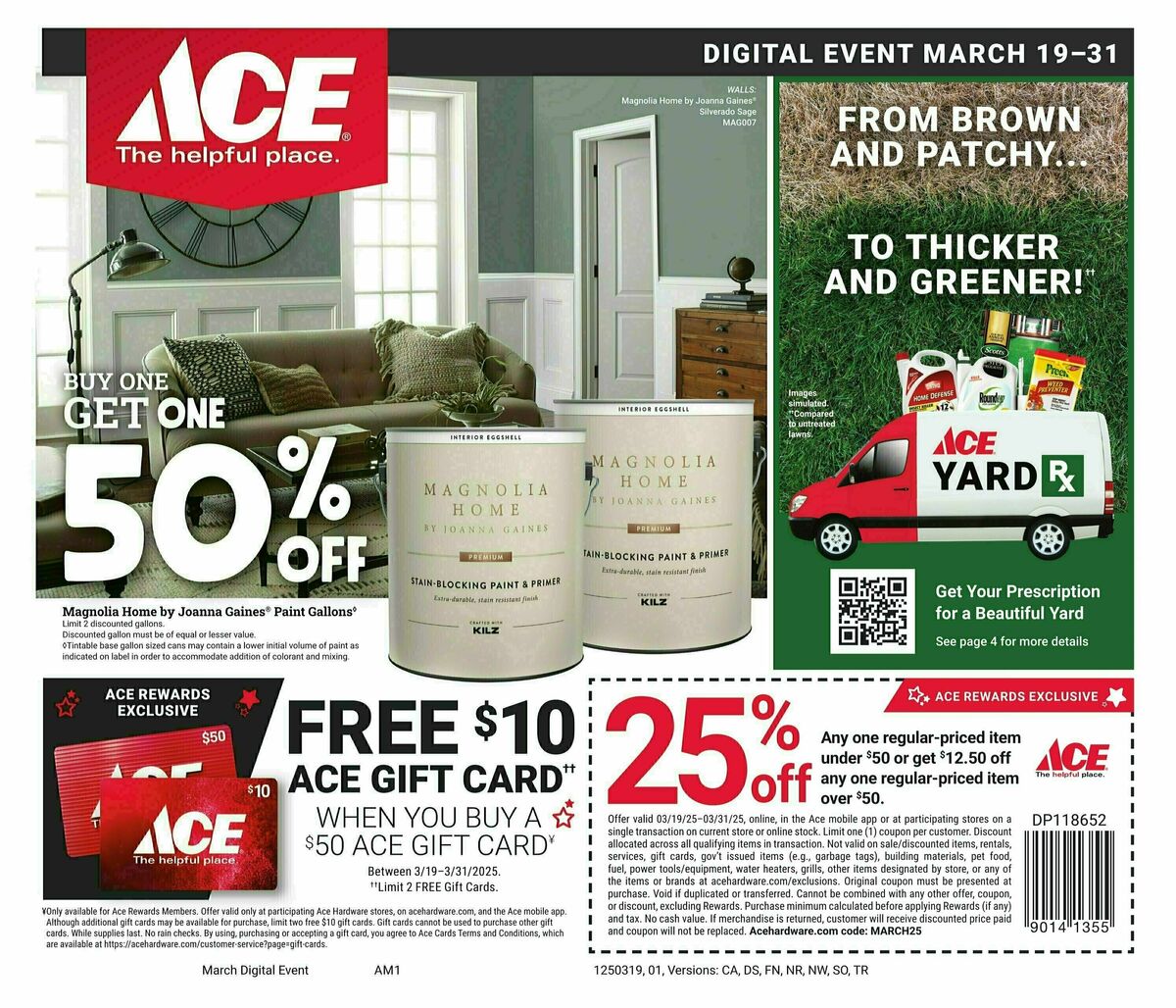 Ace Hardware Weekly Ad & Sale from March 19