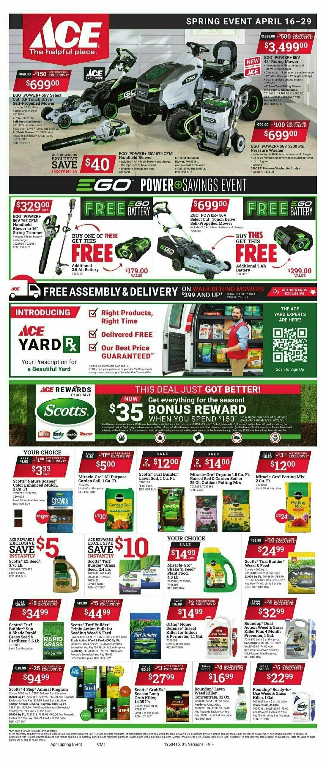 Ace Hardware Weekly Ad & Sale from April 16