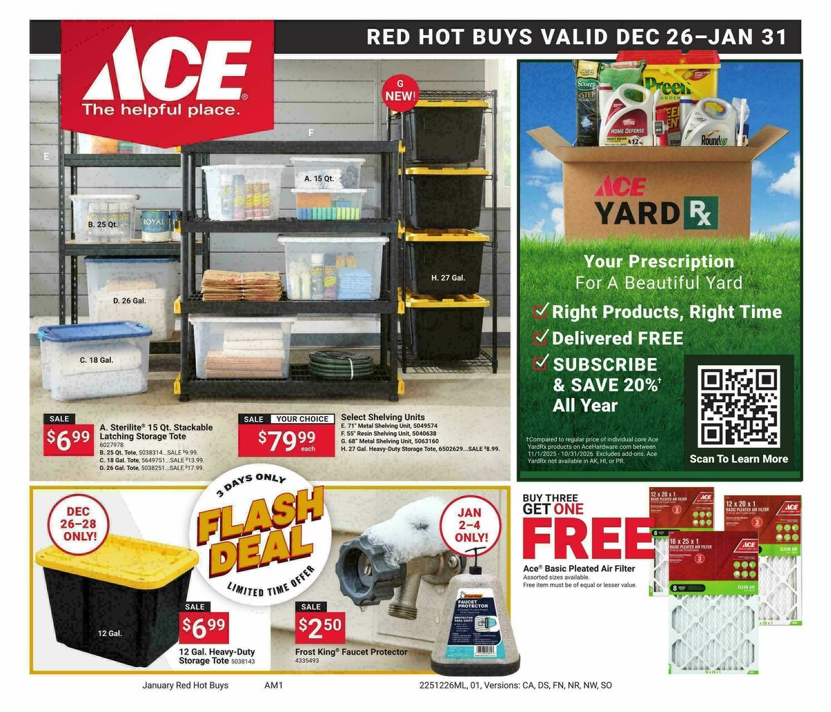 Ace Hardware Weekly Ad & Sale from December 26