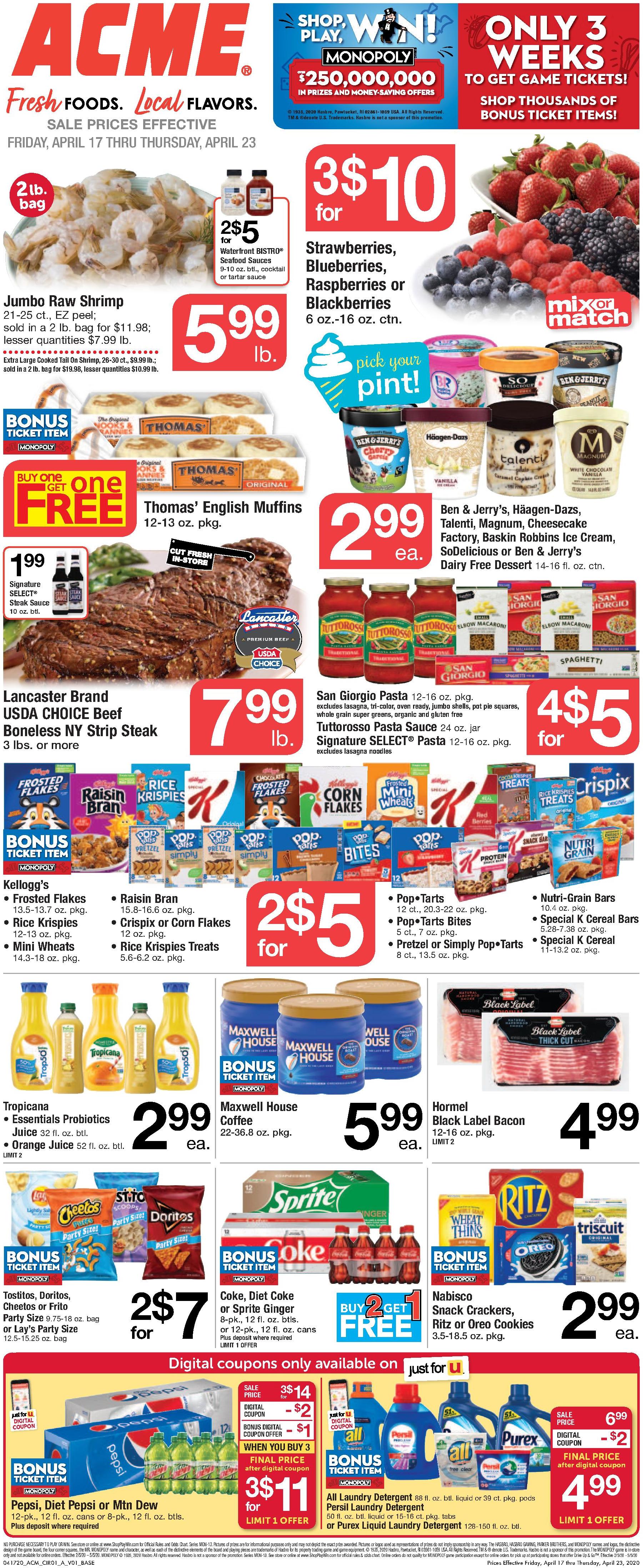 ACME Markets Weekly Ads & Special Buys from April 17