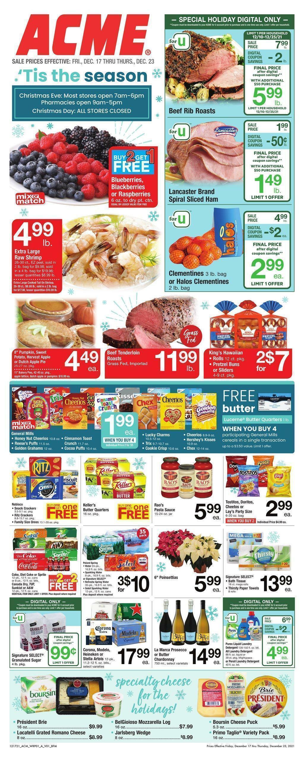 ACME Markets Weekly Ads & Special Buys from December 17