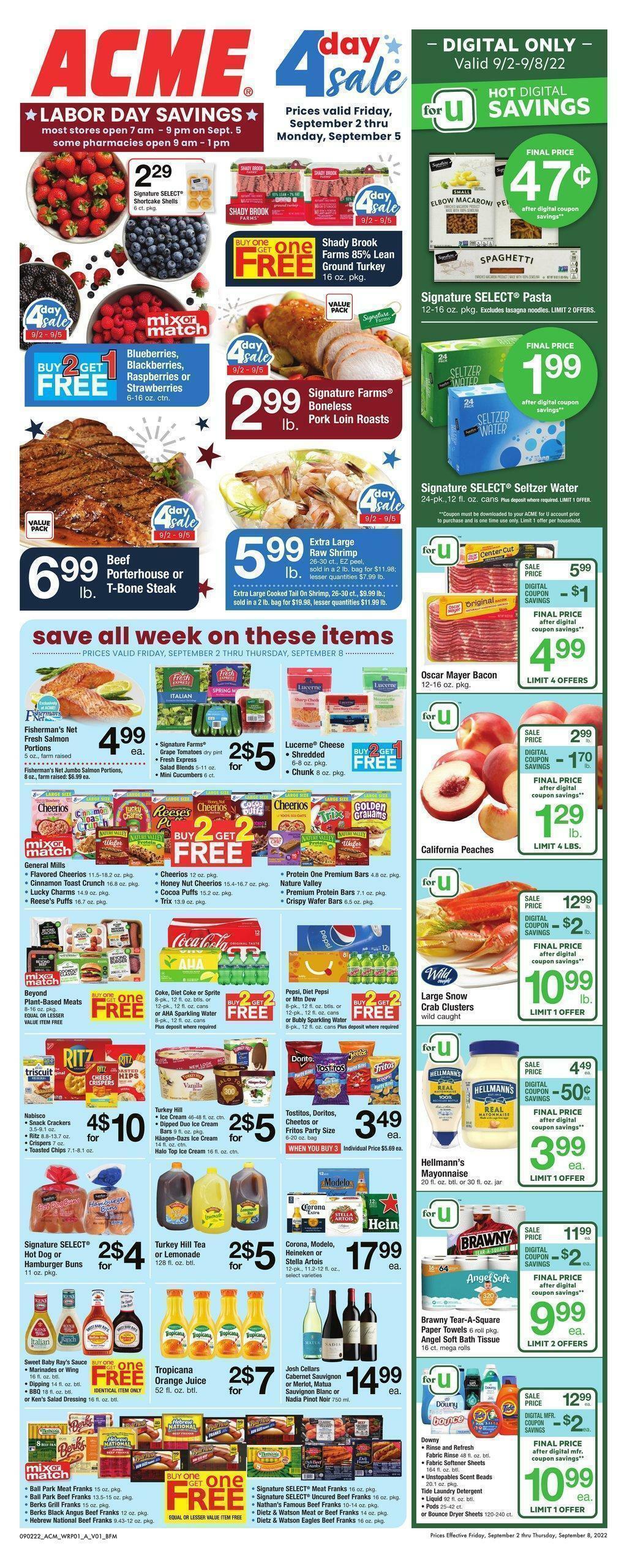 ACME Markets Weekly Ads & Special Buys from September 2