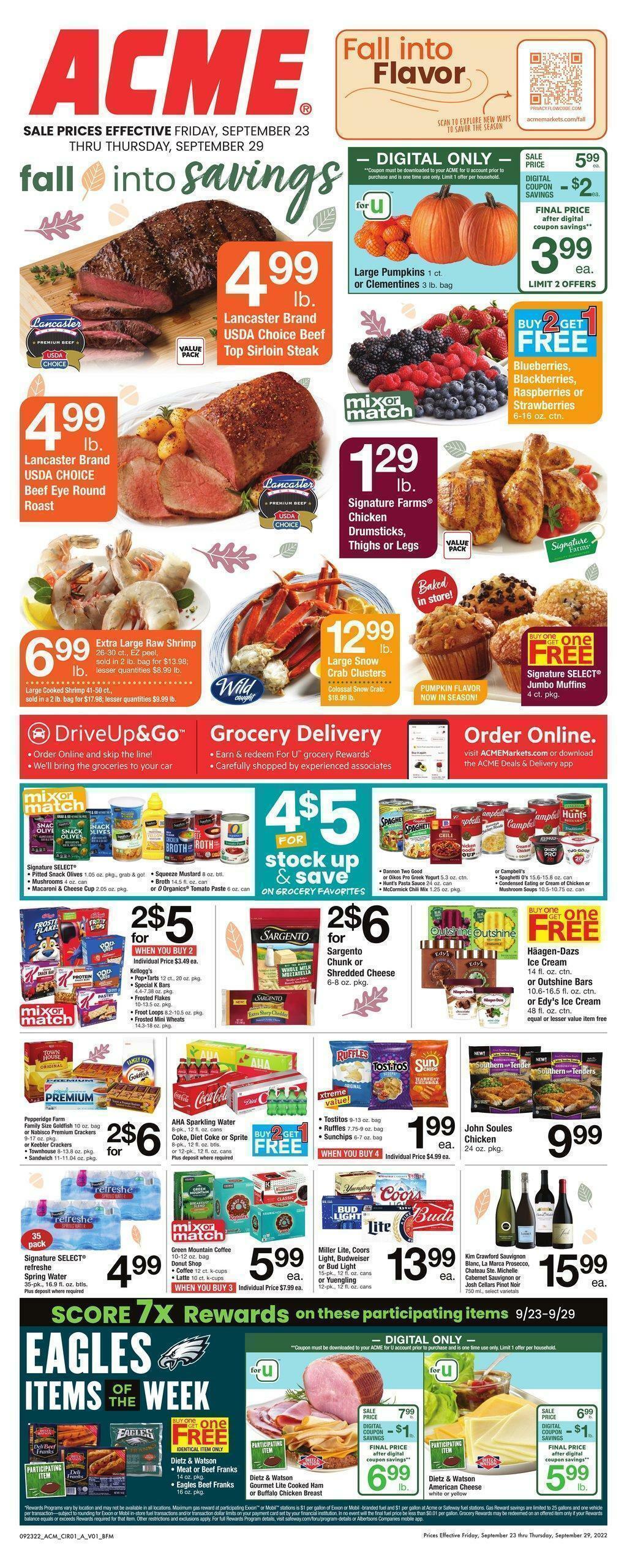ACME Markets Weekly Ads & Special Buys from September 23