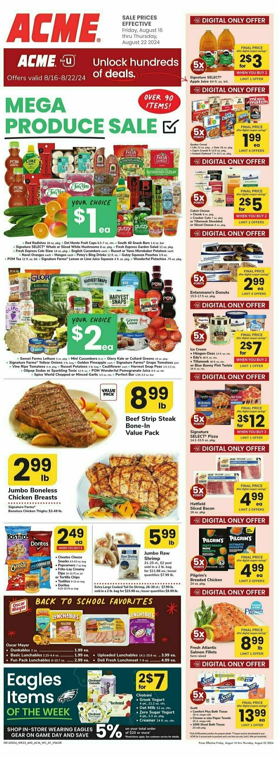 ACME Markets Weekly Ads & Special Buys from August 16