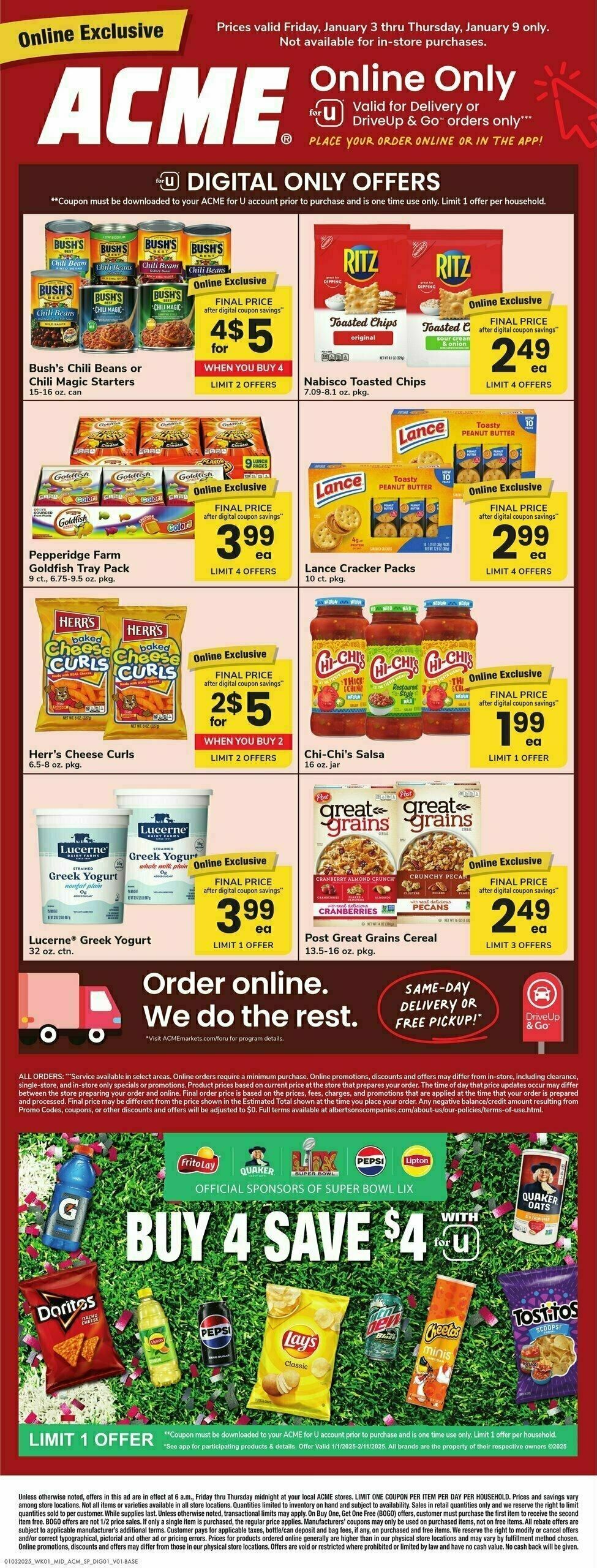 ACME Markets Weekly Ads & Special Buys from January 3