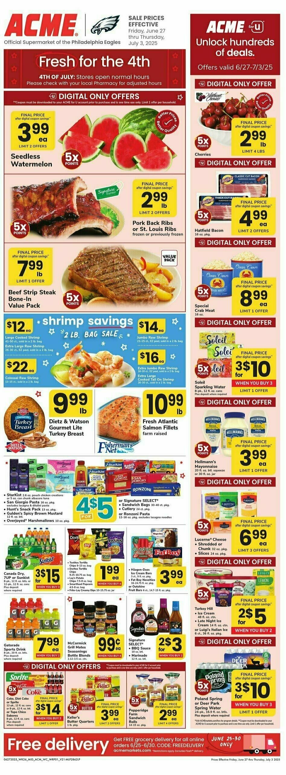 ACME Markets Weekly Ads & Special Buys from June 27