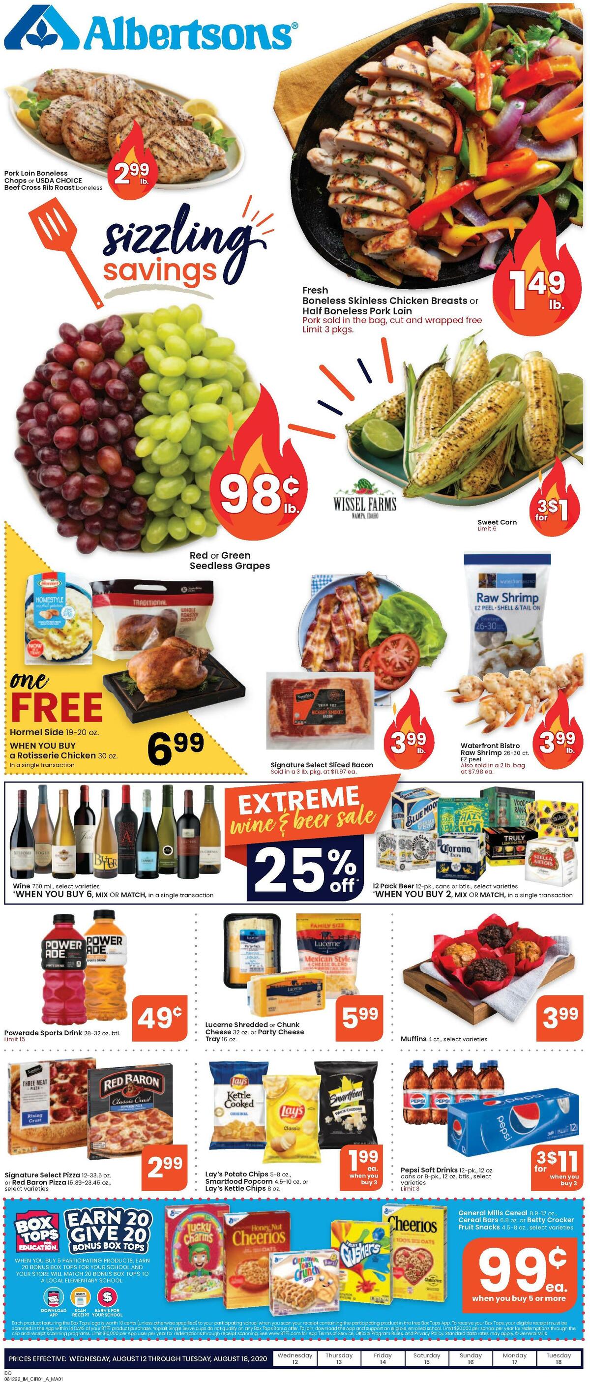 Albertsons Weekly Ads & Special Buys from August 12