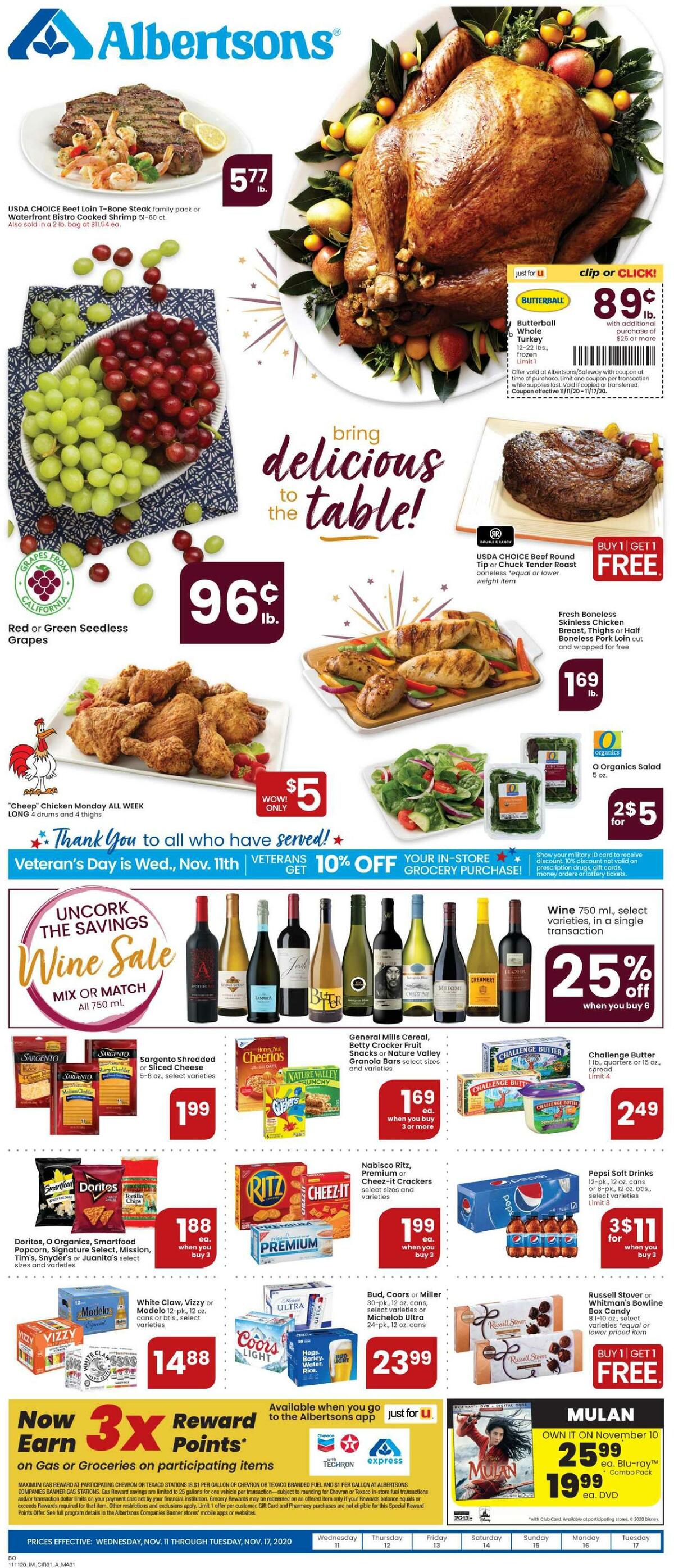 Albertsons Weekly Ads & Special Buys from November 11