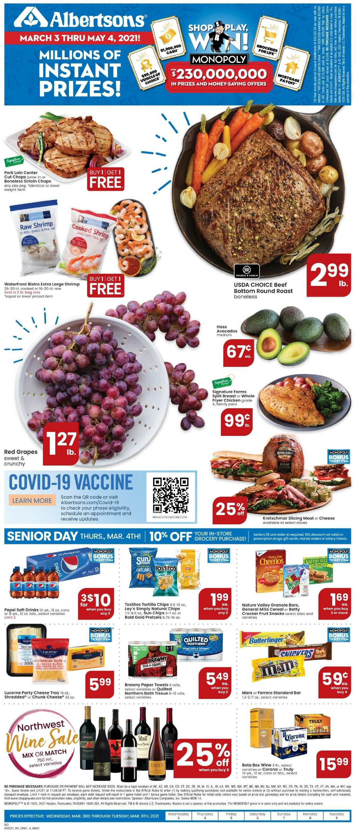 Albertsons Weekly Ads & Special Buys from March 3