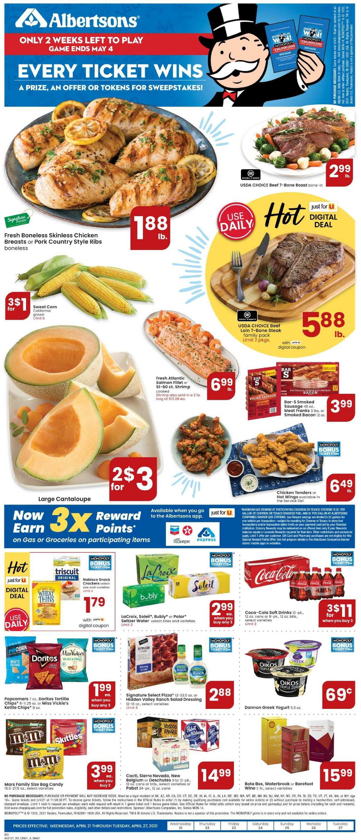 Albertsons Weekly Ads & Special Buys from April 21