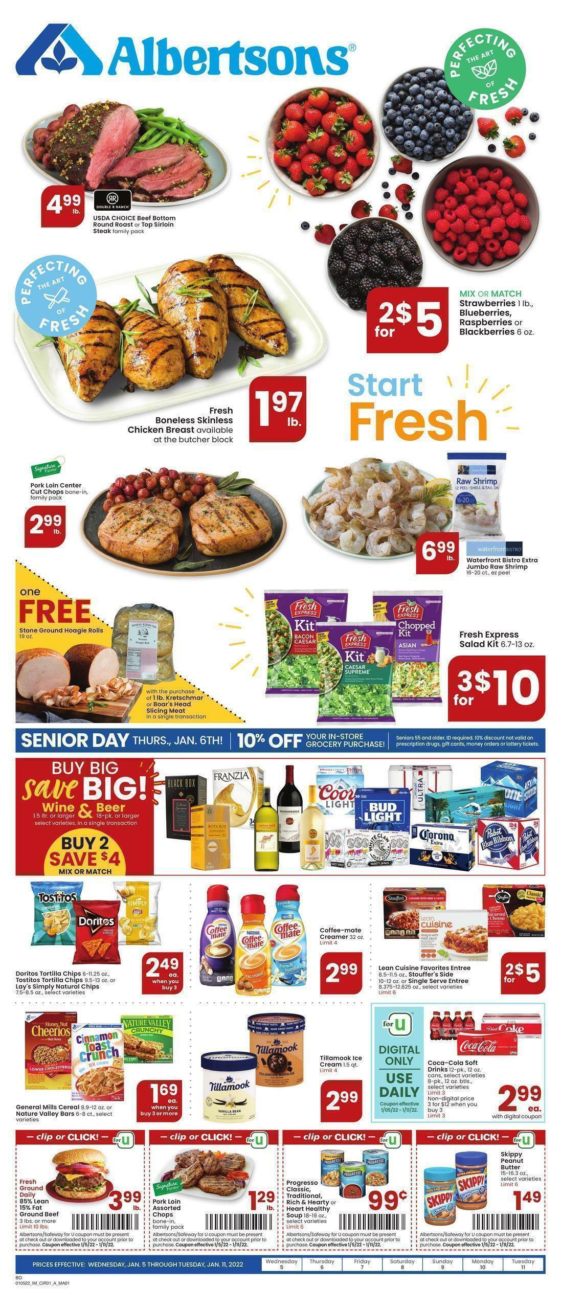 Albertsons Weekly Ads & Special Buys from January 5