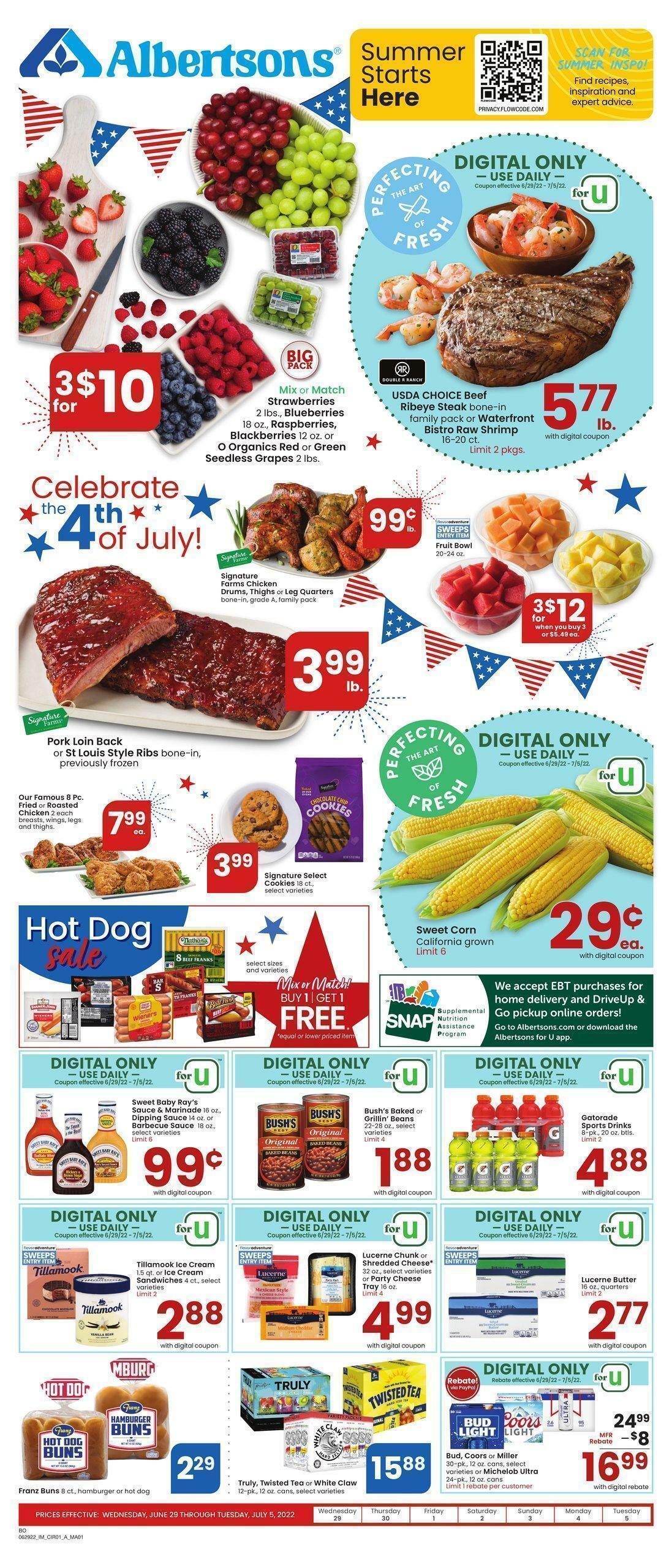 Albertsons Weekly Ads & Special Buys from June 29