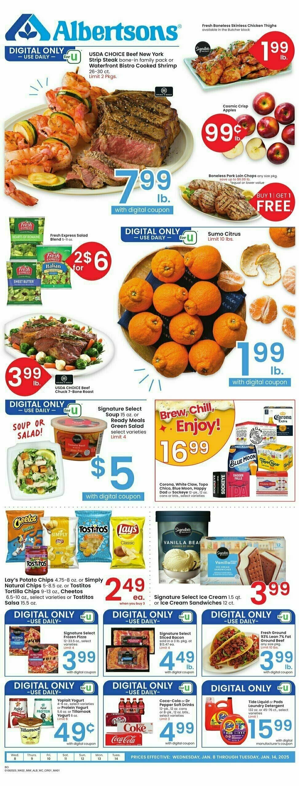 Albertsons Weekly Ads & Special Buys from January 8
