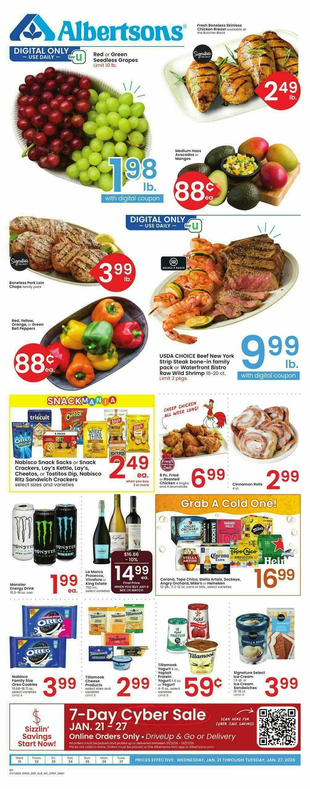 Albertsons Weekly Ads & Special Buys from January 21