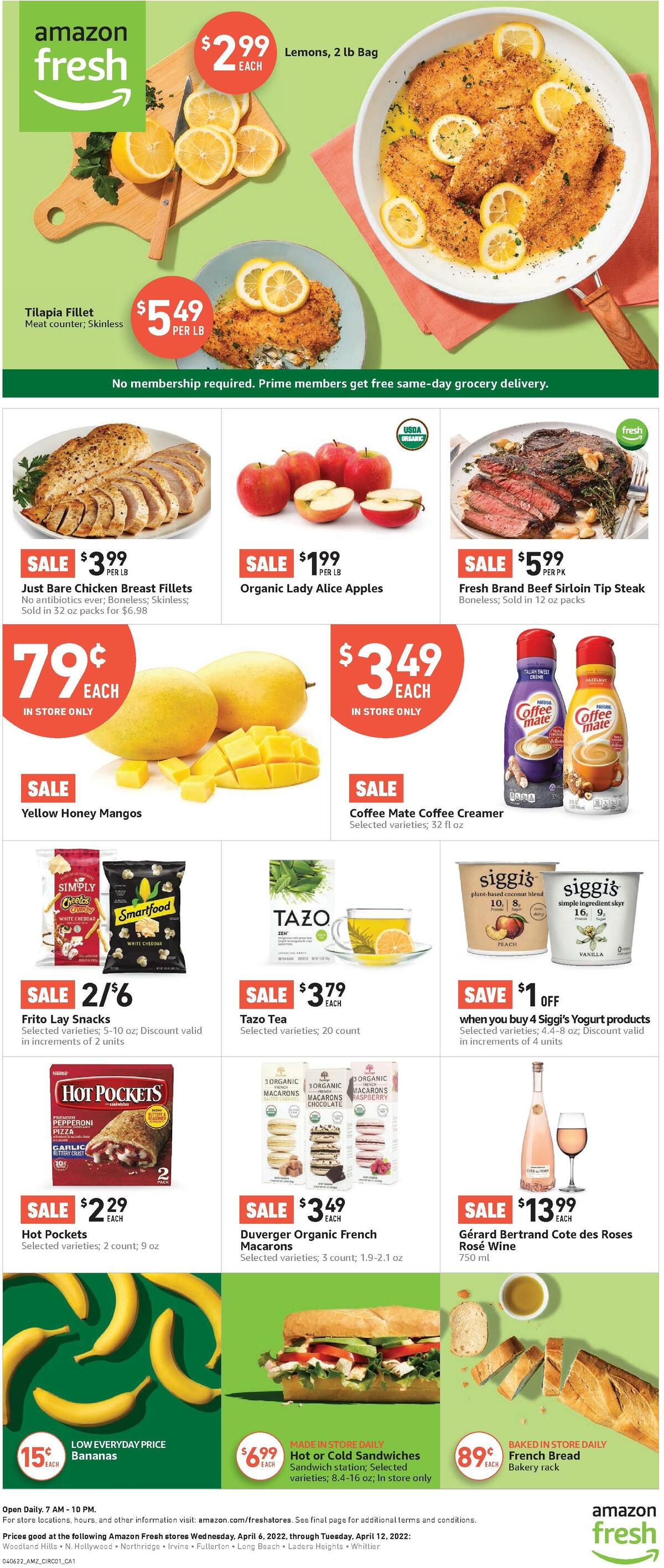 Amazon Fresh Weekly Sale Ads from April 6