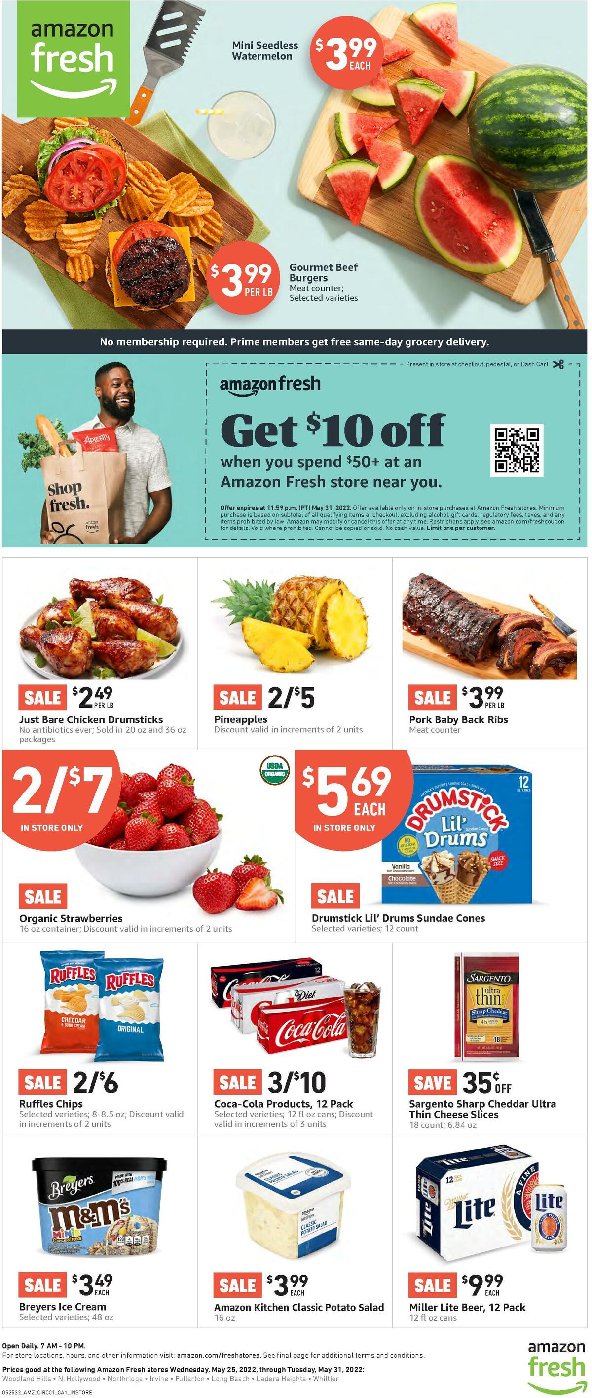 Amazon Fresh Weekly Sale Ads from May 25