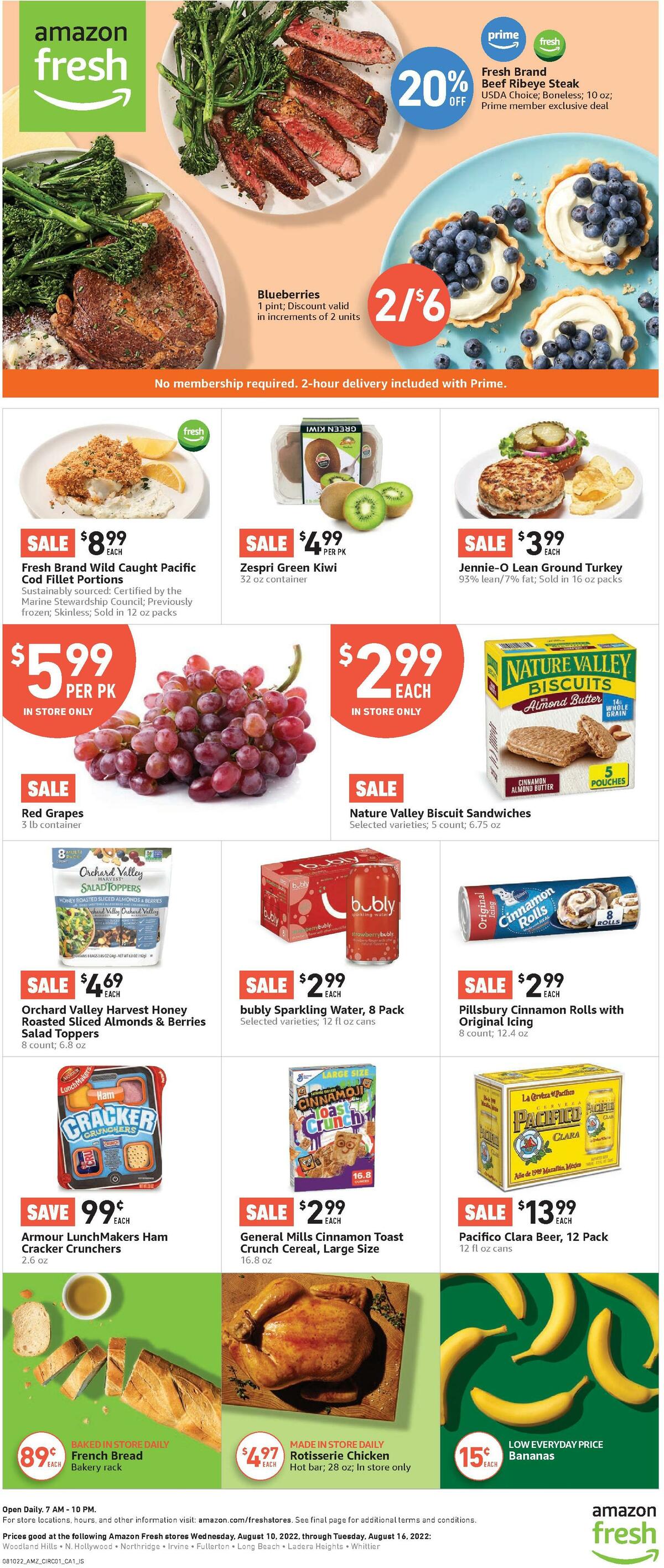 Amazon Fresh Weekly Sale Ads from August 10