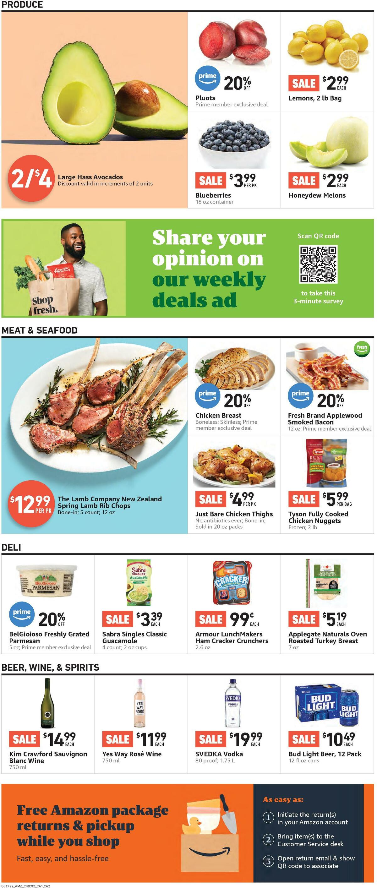 Amazon Fresh Weekly Sale Ads from August 17 - Page 2