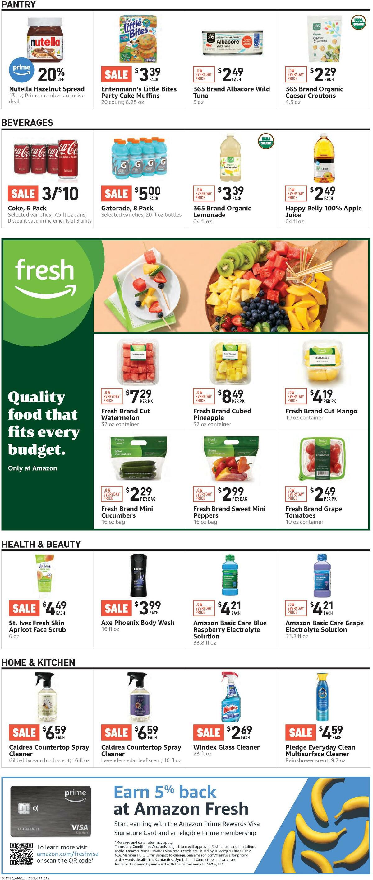 Amazon Fresh Weekly Sale Ads from August 17 - Page 3