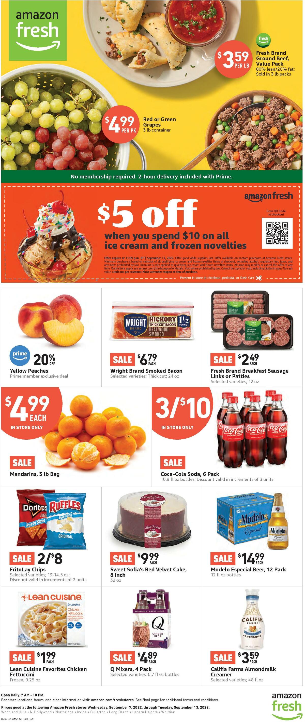 Amazon Fresh Weekly Sale Ads from September 7