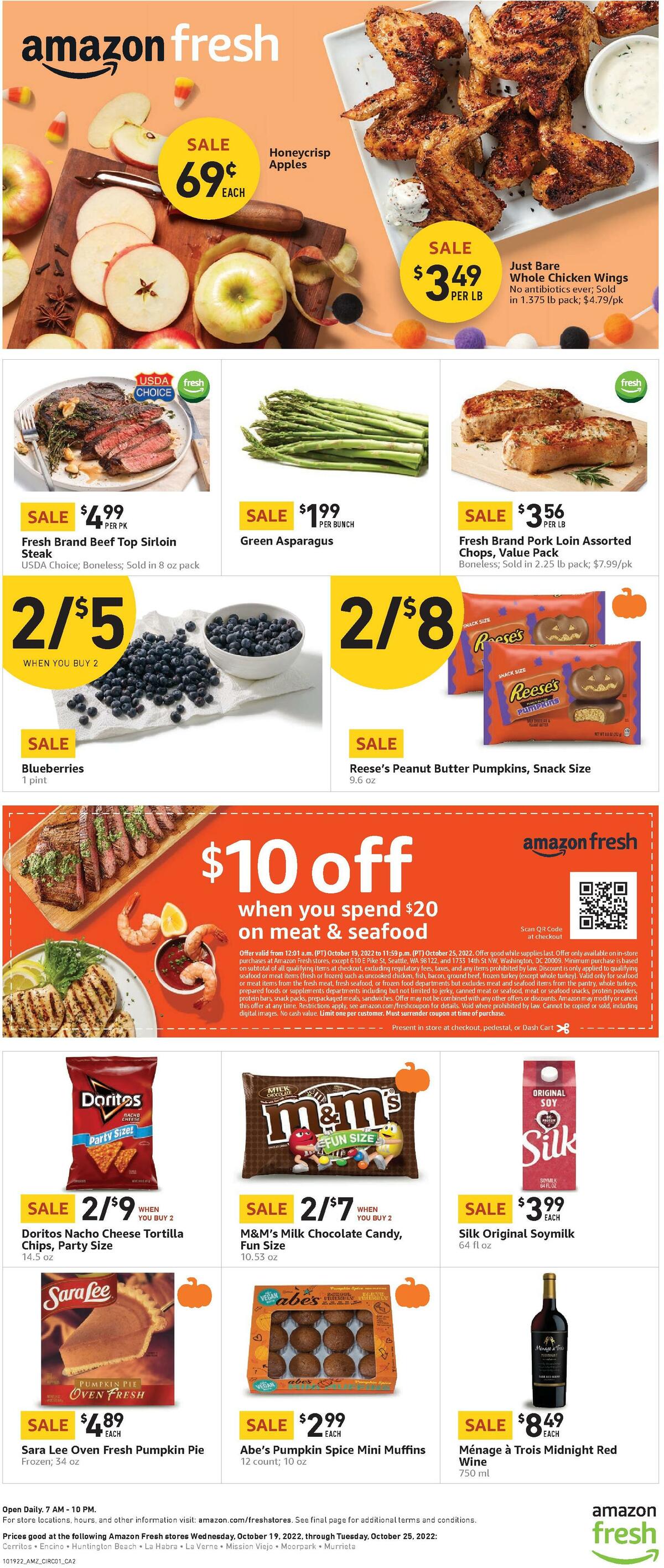 Amazon Fresh Weekly Sale Ads from October 19