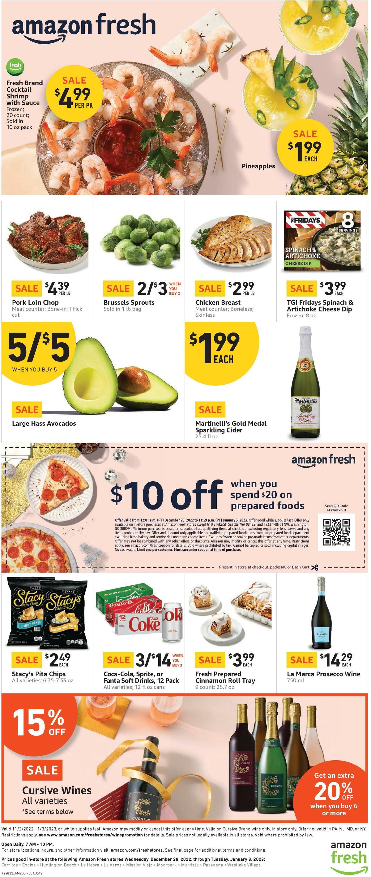 Amazon Fresh Weekly Sale Ads from December 28