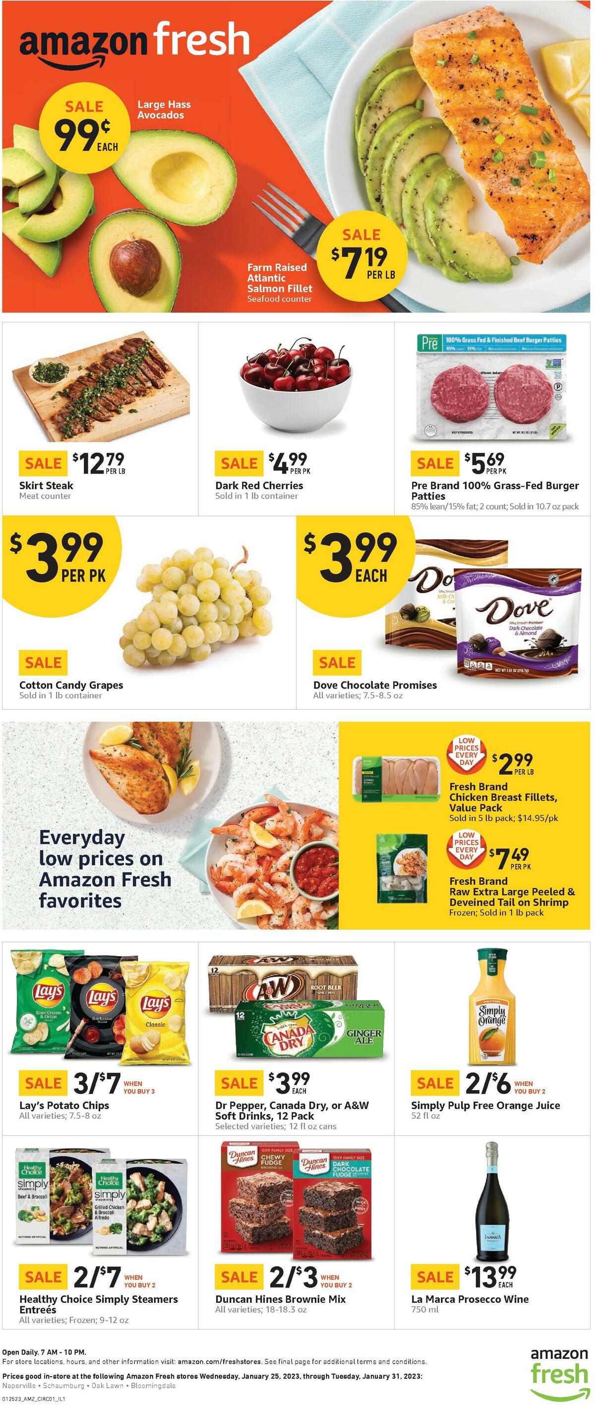 Amazon Fresh Weekly Sale Ads from January 25