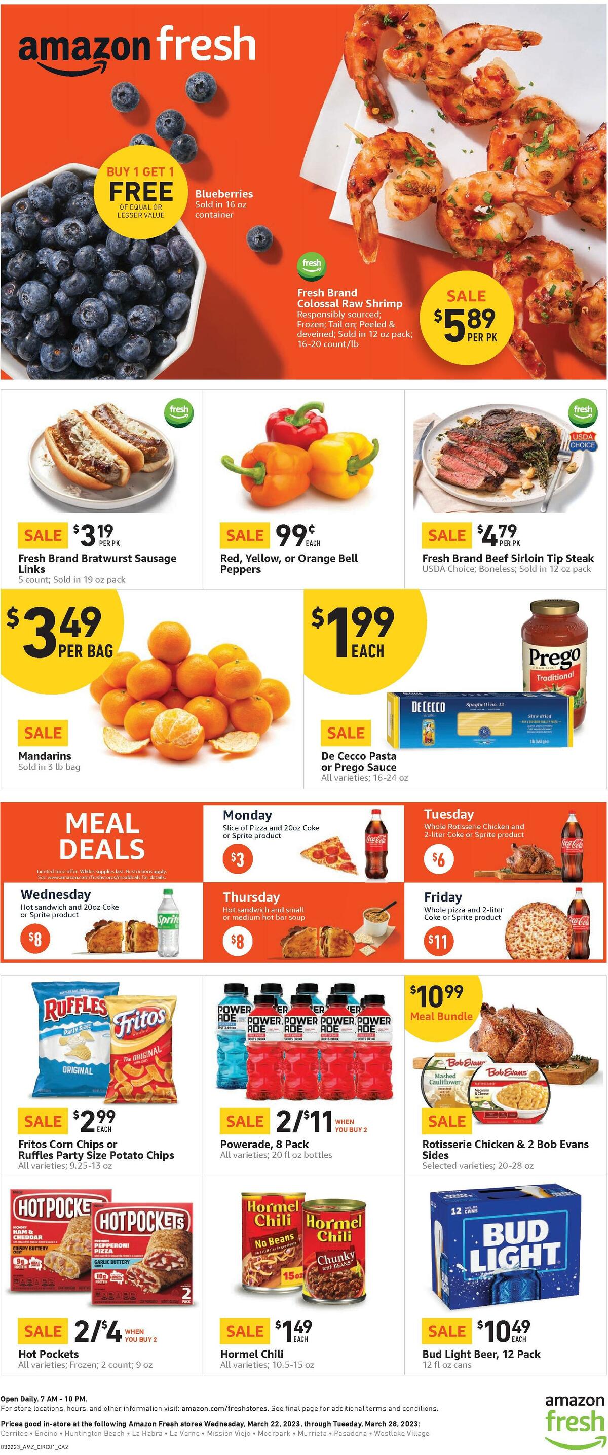 Amazon Fresh Weekly Sale Ads from March 22