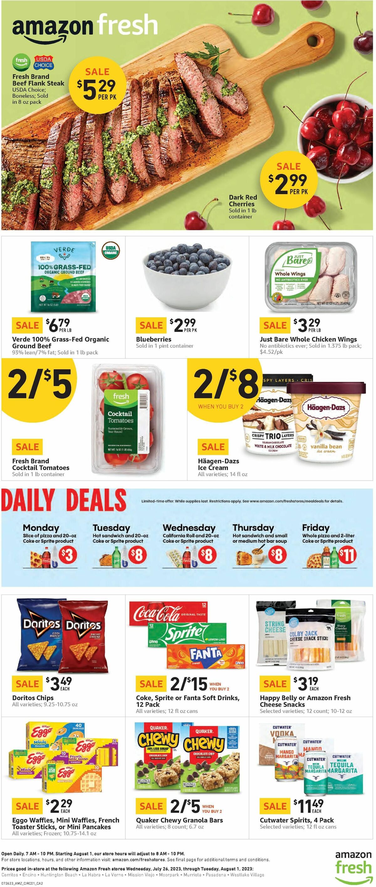 Amazon Fresh Weekly Sale Ads from July 26