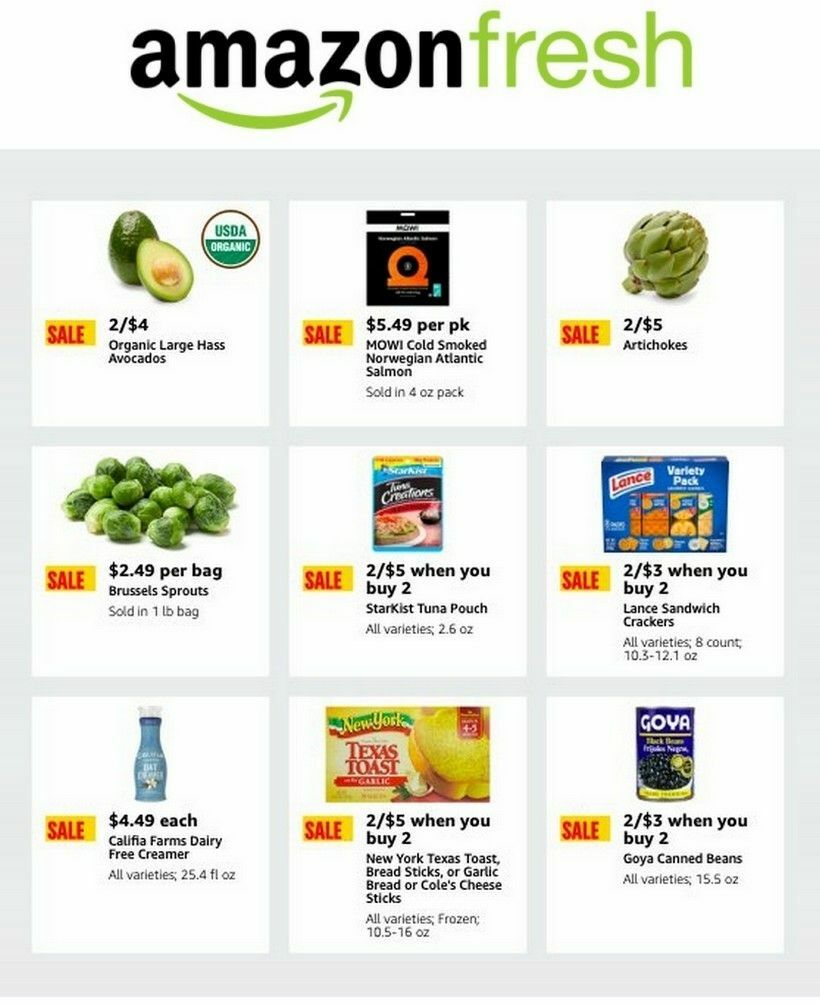 Amazon Fresh Weekly Sale Ads from February 21