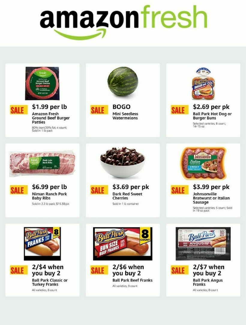 Amazon Fresh Weekly Sale Ads from May 22