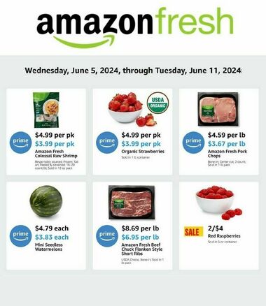 Amazon Fresh Weekly Sale Ads
