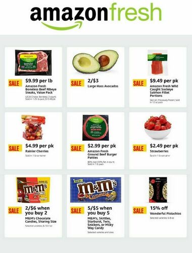 Amazon Fresh Weekly Sale Ads