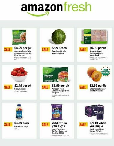 Amazon Fresh Weekly Sale Ads