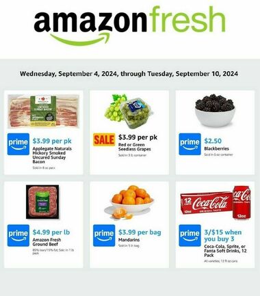 Amazon Fresh Weekly Sale Ads