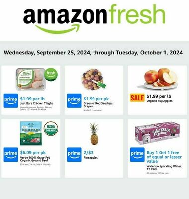 Amazon Fresh Weekly Sale Ads