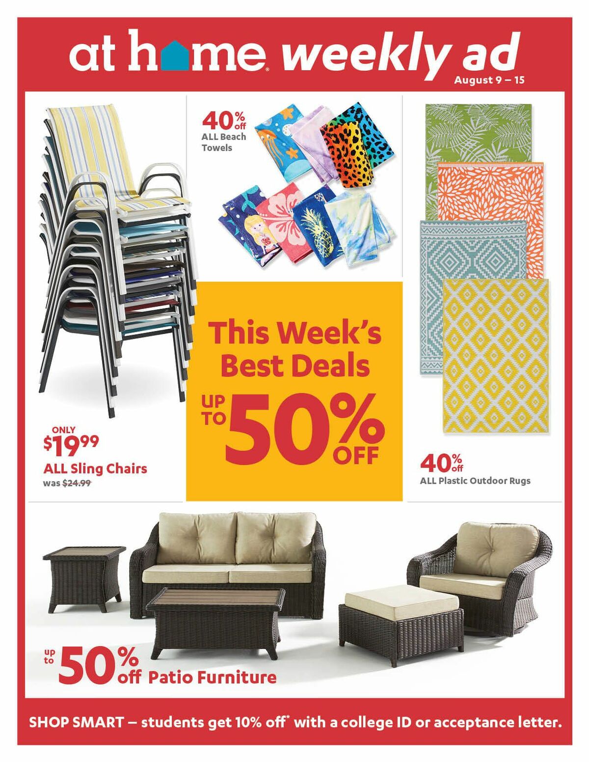 At Home Best Offers & Special Buys from August 9