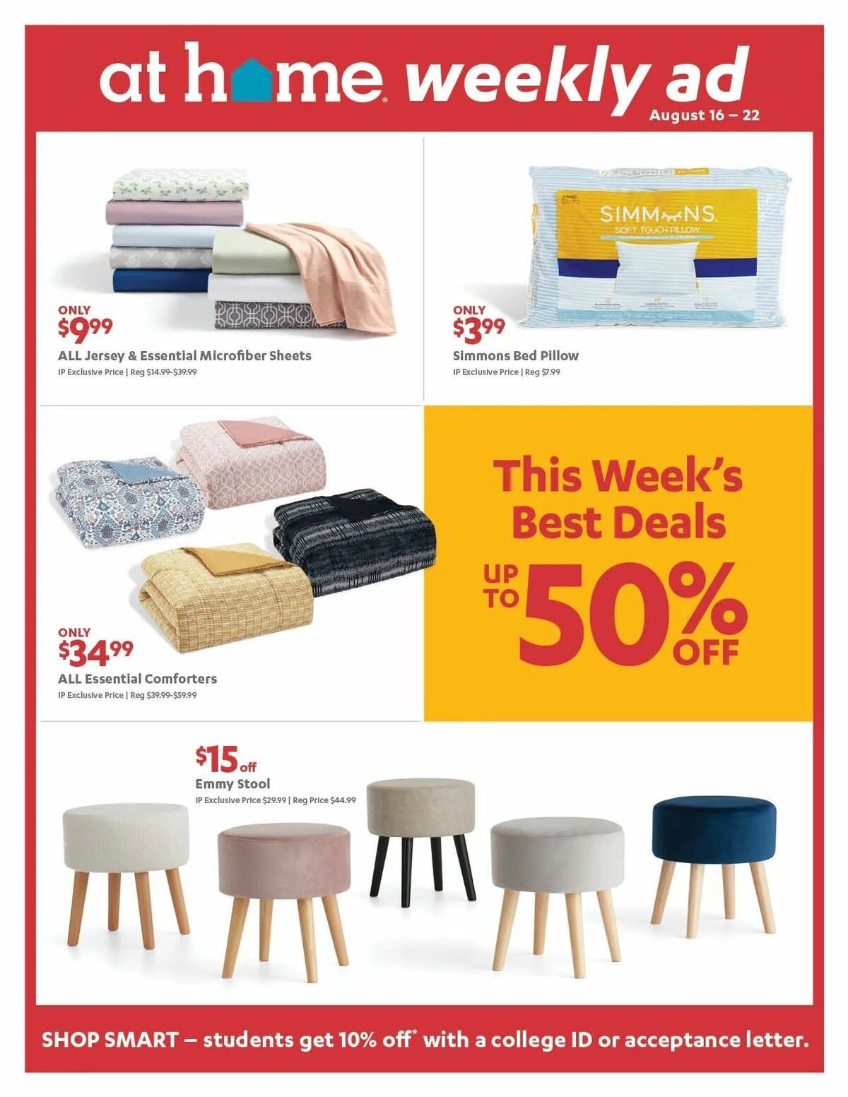 At Home Best Offers & Special Buys from August 16
