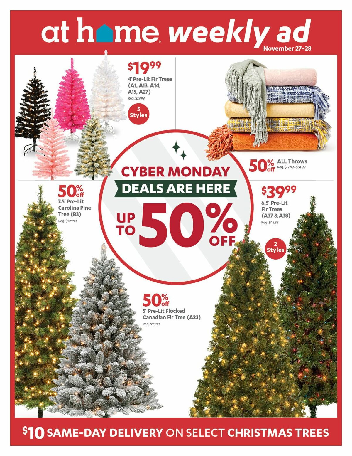 At Home Best Offers & Special Buys from November 27