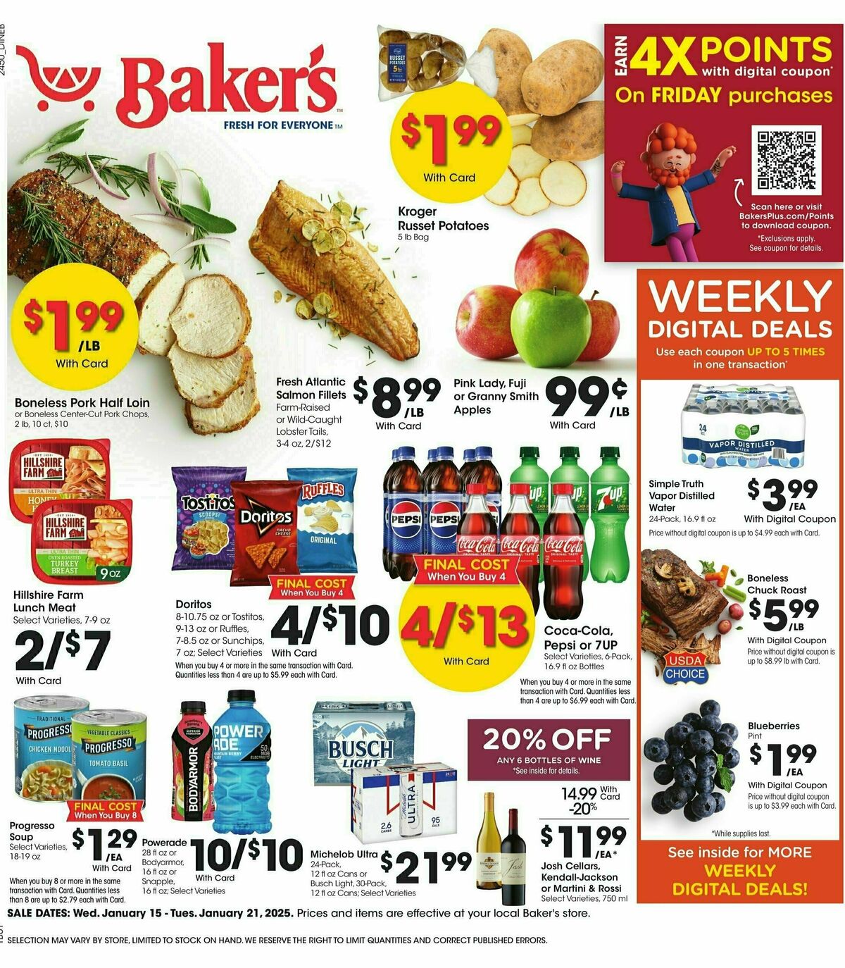 Baker's Weekly Ad from January 15