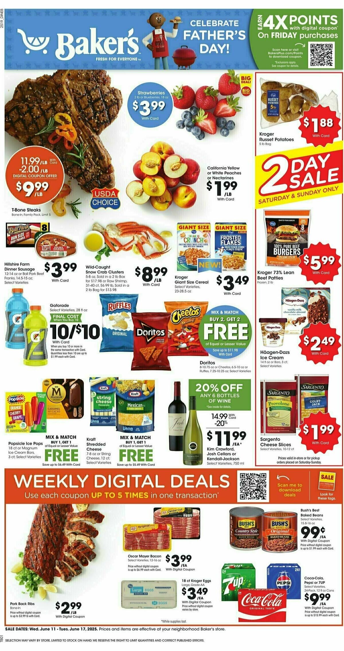 Baker's Weekly Ad from June 11