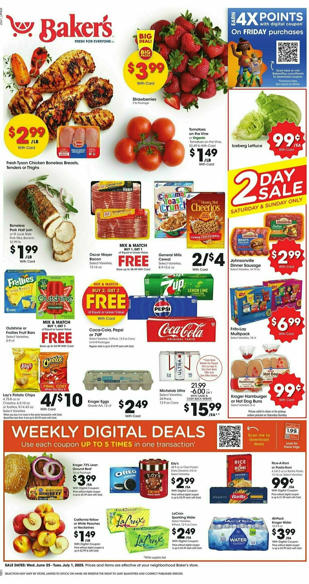 Baker's Weekly Ad from June 25
