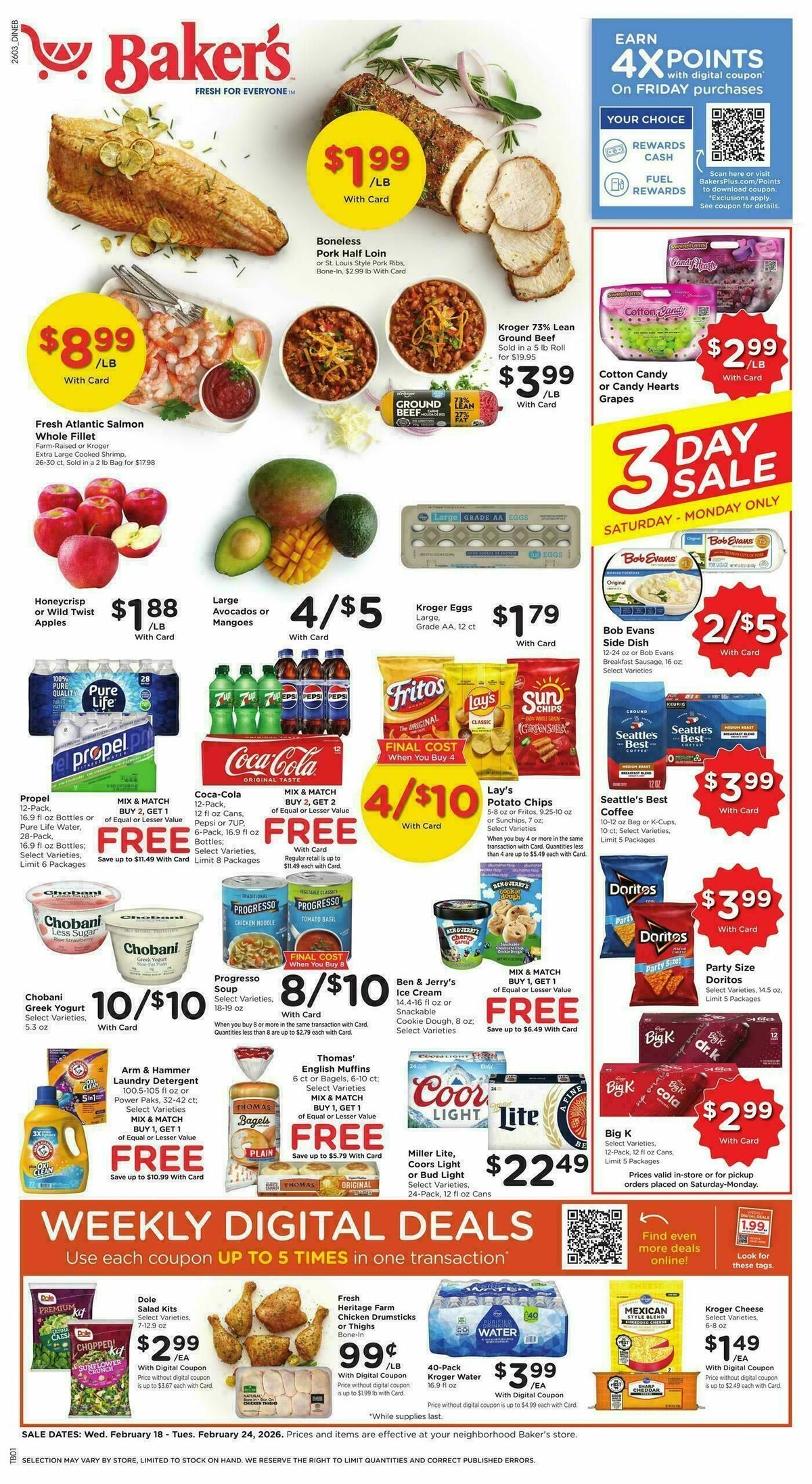 Baker's Weekly Ad from February 18