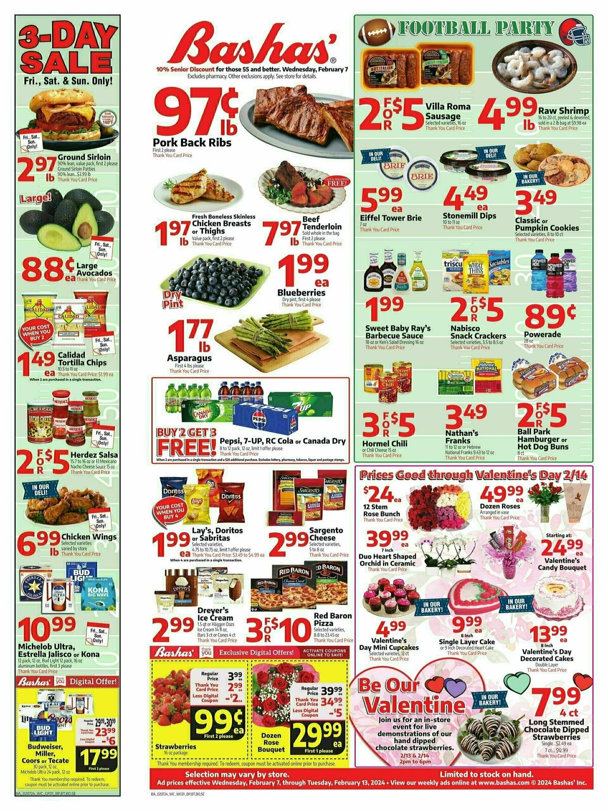 Bashas Weekly Ad from February 7