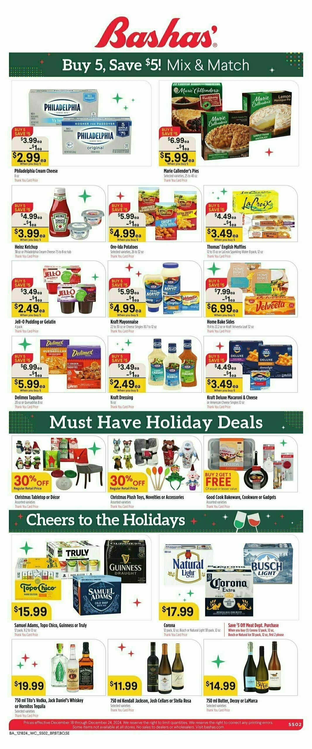 Bashas Weekly Ad from December 18 - Page 6