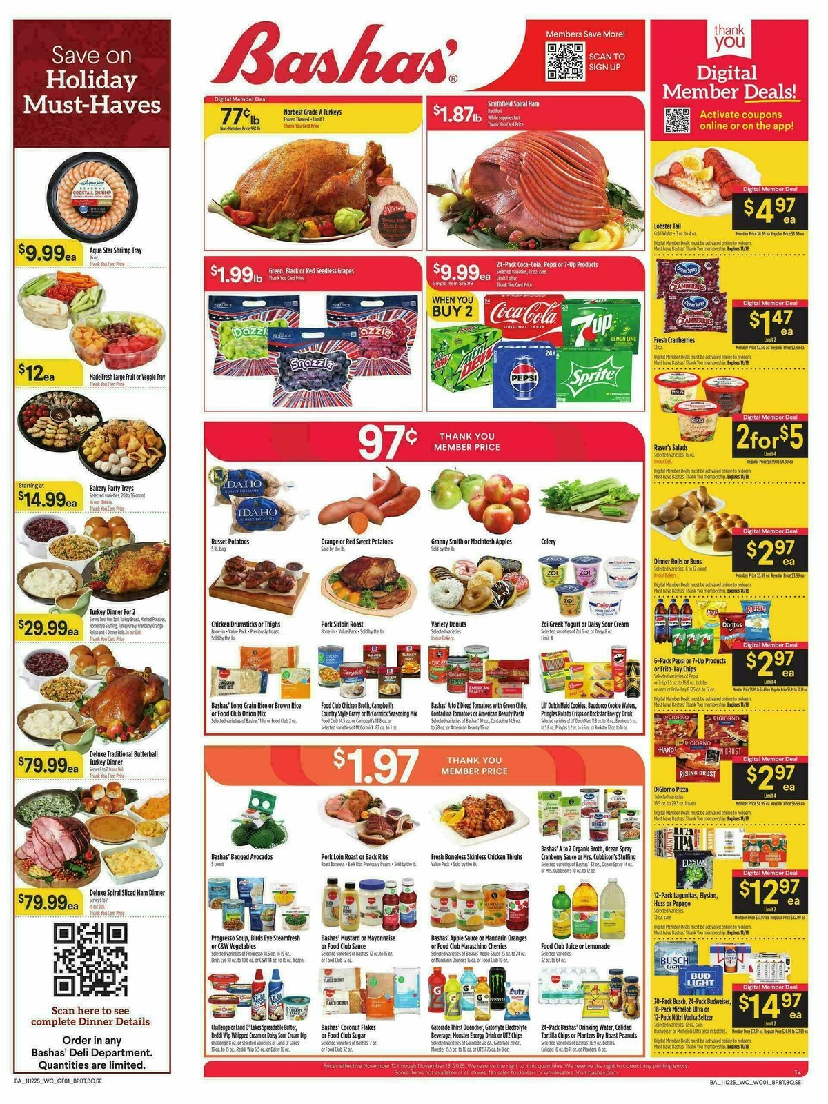Bashas Weekly Ad from November 12