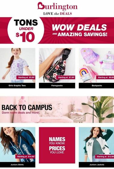 Burlington Deals & Offers